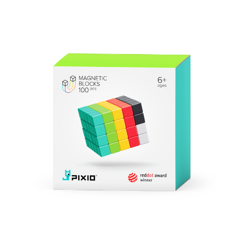 Pixio - Starter sets Magnetic Blocks - 100 pieces