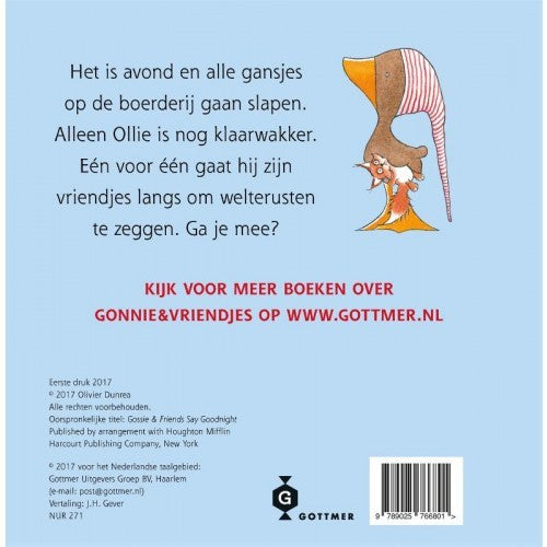 Gottmer Kinderboeken - Gonnie & Vriendjes Gaan Slapen